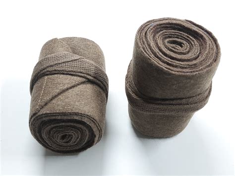 British Ww1 Long Putties Puttees Brown Color