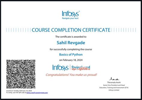 Infosysspringboard Upskillingjourney Basicsofpython