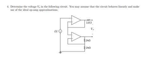 Solved Determine The Voltage V In The Following Circuit Chegg