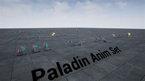 Paladin Anim Set Unreal Engine Asset