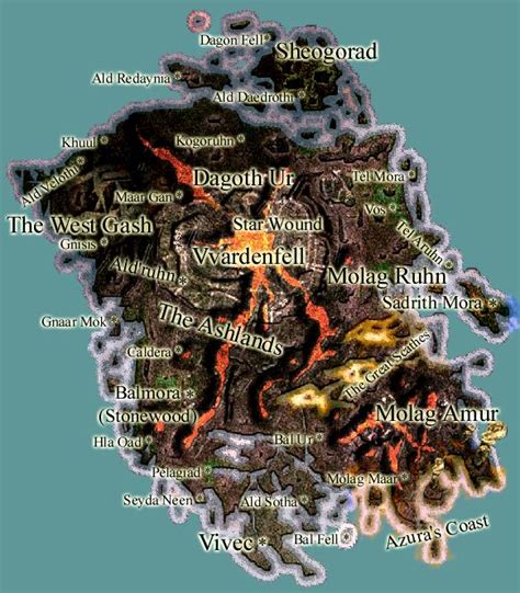 The Elder Scrolls Iii Morrowind Pc Map Depository The Gamers