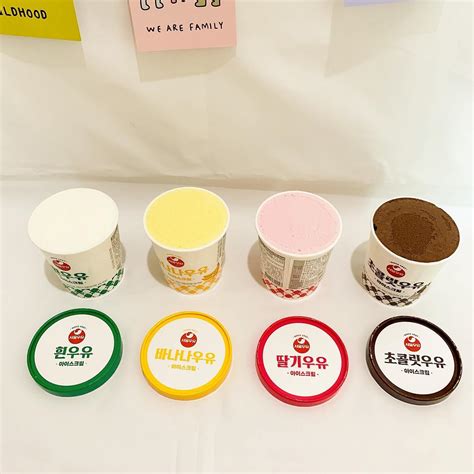 잇츠블리 공구 광고 ⠀ ⠀ 서울우유 아이스크림 4종 흰우유 초콜릿우유 딸기우유 바나나우유