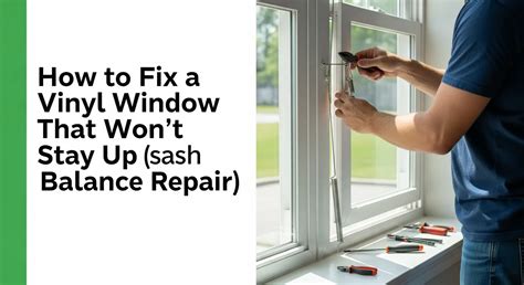 Fix A Vinyl Window That Wont Stay Up Diy Balance Repair Fix A Vinyl Window That Wont Stay Up Diy Balance Repair