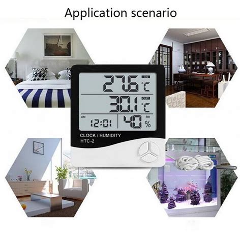 Lcd Electronic Digital Temperature Humidity Meter Grandado
