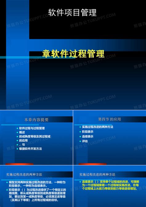 软件项目管理ppt模板下载 编号lmozgnbo 熊猫办公