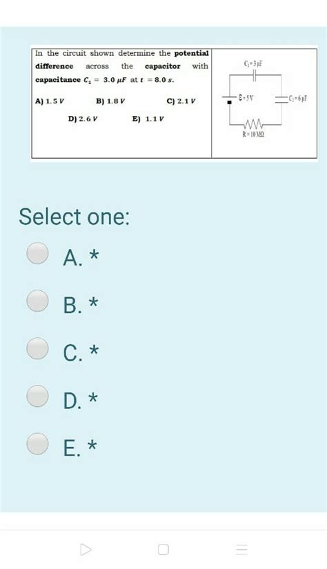 Solved In The Circuit Shown Determine The Potential Chegg