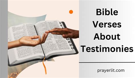 30 Most Effective Bible Verses About Testimonies 2026 Prayerlit