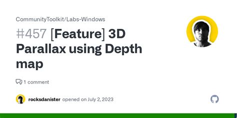 Feature 3d Parallax Using Depth Map · Issue 457 · Communitytoolkit