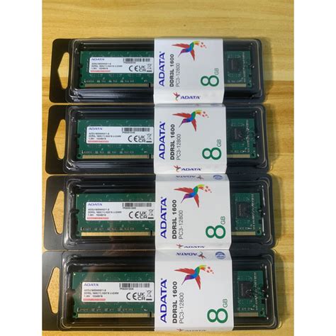 全新未拆封 威剛 Adata Ddr3l 1600 8g 桌上型電腦 記憶體 Pc3l 蝦皮購物