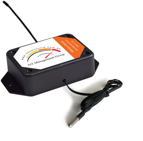 Temperature Sensor Plus With 1M Probe Membrane Switch AA Battery Lithium 433MHz IoT Sensorid