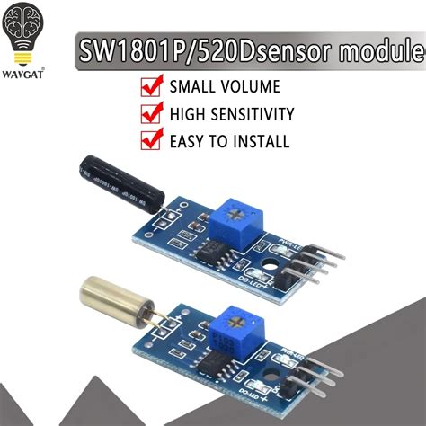 Tilt Sensor Module Vibration Sensor Module Switch Microcontroller Electronic Building Blocks