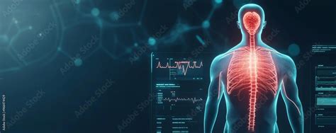 Digital Health Analytics Holographic Patient Data Futuristic Medical