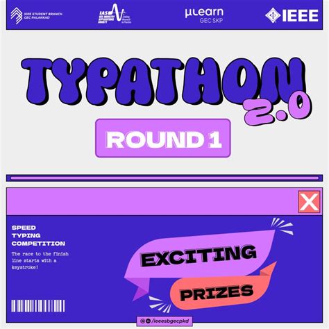 Ieee Ias Sbc Gec Palakkad On Linkedin 🔥 Get Ready To Type Your Way To Victory 🏆 🎉 Ieee Ias Sbc