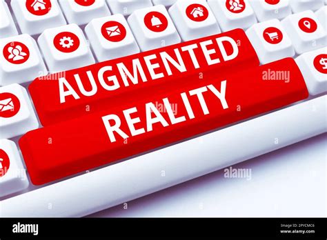Handwriting Text Augmented Reality Business Concept Technology That Imposes Computer Image On