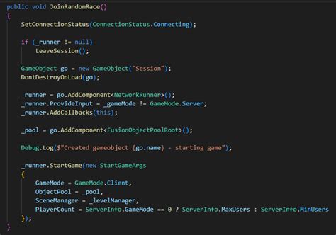 Problem In Joining A Random Game Session In Photon Fusion Photon Engine