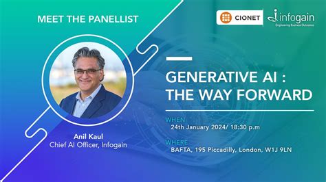 Infogains Anil Kaul At Generative Ai Event Infogain Posted On The Topic Linkedin