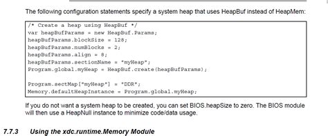 Tms320c6678 How To Define Secondary Heap On Msmc Ram Processors Forum Processors Ti E2e