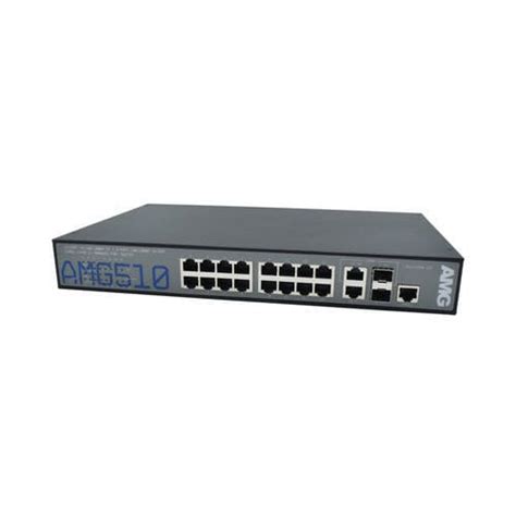 Managed Ethernet Switch AMG510 16GAT 2C P290 AMG Systems 18 Ports Gigabit Ethernet Layer 3