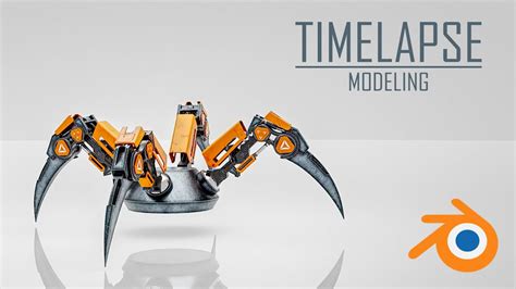 3d modelling robot blender timelapse full hd youtube