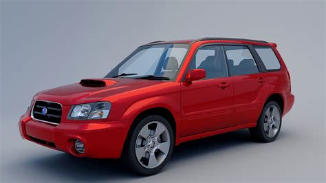 Subaru Forester Sg5 3d Model Cgtrader