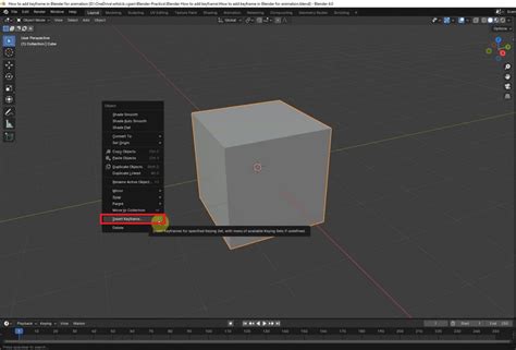 Explore Blender Adding Keyframes Advanced Methods Techniques And Tips