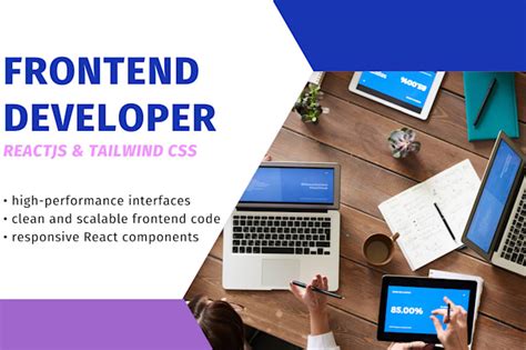 Create A Modern And Responsive Frontend Using Reactjs And Tailwind Css