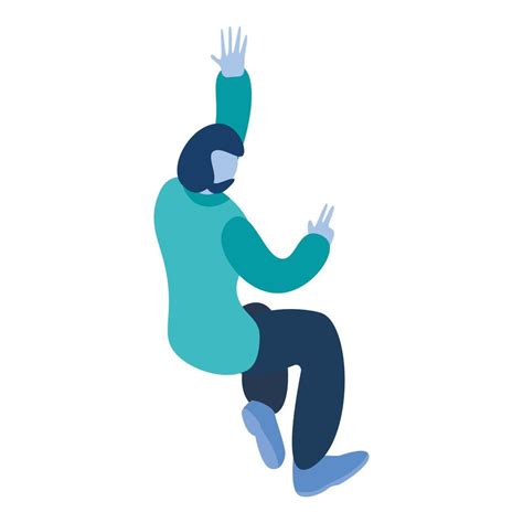 Hipster Man Icon Isometric Style 15387194 Vector Art At Vecteezy