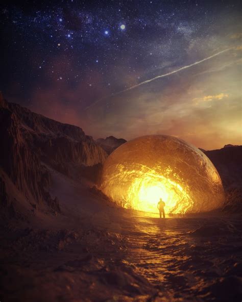 Daily Renders 2018 Landscape Paintings Science Art Rendering