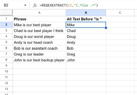Google Sheets How To Extract Text Before A Character