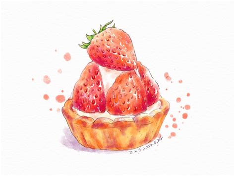 手绘美食插画菜菜小白zxs 站酷zcool