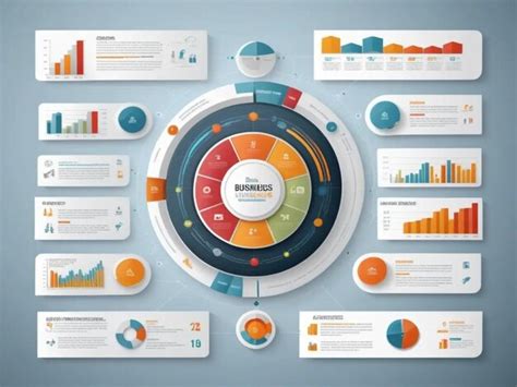 Infographics Elements Data Visualization Template Design Vector Premium Ai Generated Image