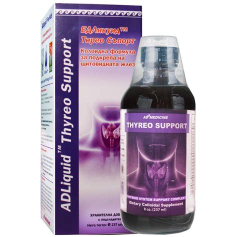 ЕДЛикуид Тирео съпорт Adliquid Thyreo Support 237 мл • Цена Аптека Прайм