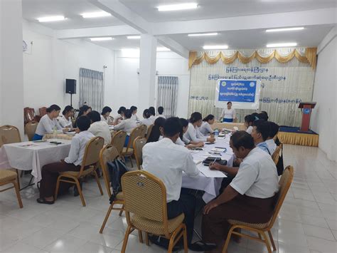 ဗဟန်းမြို့နယ် Community Centre တွင် လူမှု ရေးရာဖြစ်ရပ်စီမံခန့်ခွဲမှု အသိပညာ ပေးသင်တန်းဖွင့်လှစ