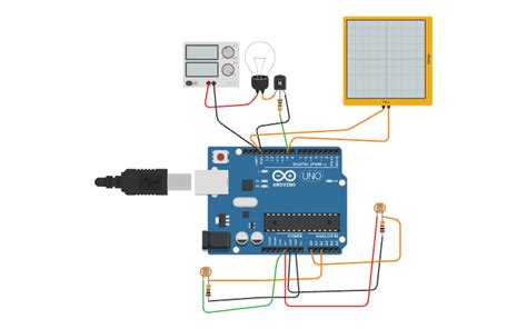 Circuit Design Copy Of გვირაბის განათება 2 Tinkercad