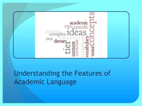 Academic Language