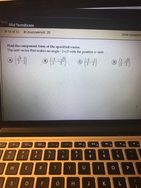 Solved Find The Component Form Of The Specified Vector The Chegg