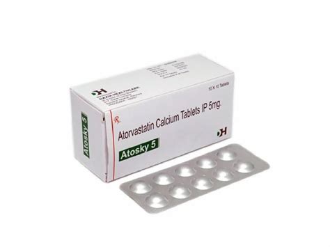 Atorvastatin Calcium Tablets Ip 5 Mg At ₹ 9100box Xtor In Faridabad