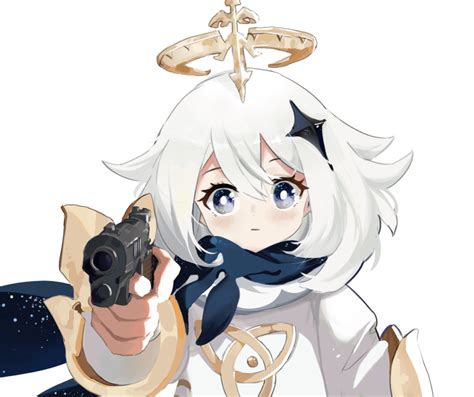 Safebooru 1girl Aiming Aiming At Viewer Bangs Blue Eyes Blue Scarf