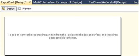Simple Way To Show Multi Column Data In Ssrs Horizontally Or