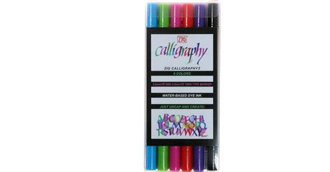 Kuretake ZIG Memory System Calligraphy Dual Tip Markers 6 Pkg Price