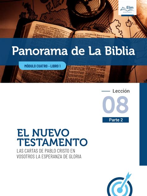 Lección 08 Parte 2 Ppt Libro 01 Pdf Epístola A Filemón