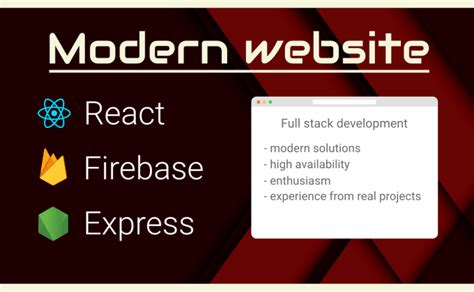 Develop Modern React Js Express Js Firebase Web App By Tekkenthg Fiverr