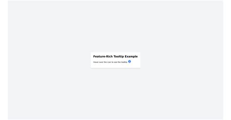 React Tooltip Component With Fade Effect Tailwind Ui