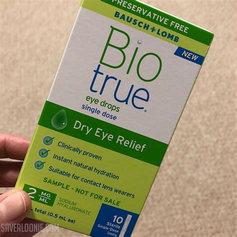 Biotrue Free Sample Eye Drops Sample — Deals From Savealoonie
