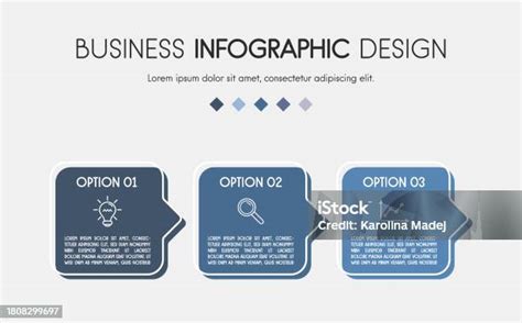 비즈니스 아이콘이있는 현대 인포 그래픽 다이어그램 벡터 0명에 대한 스톡 벡터 아트 및 기타 이미지 0명 3 3가지 개체 Istock