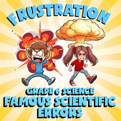 Famous Scientific Errors Frustration Science Game No Prep Grade 6 Review