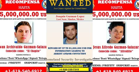 Tras La Captura De Ovidio Guzmán Quiénes Son Los Tres Hijos De El Chapo” Que Siguen Libres