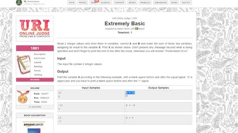 uri online judge solutions in java problem 1001 youtube