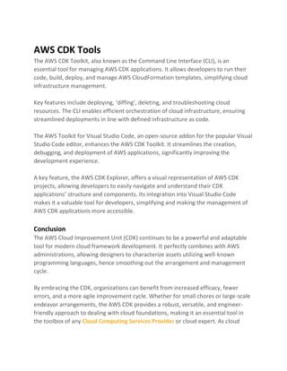 Aws Cdk Cloud Development Kit A Comprehensive Guide Pdf