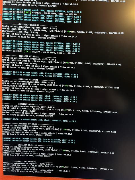 Is It Normal For Trex Miner To Ramp Up And Down As It Mines Its